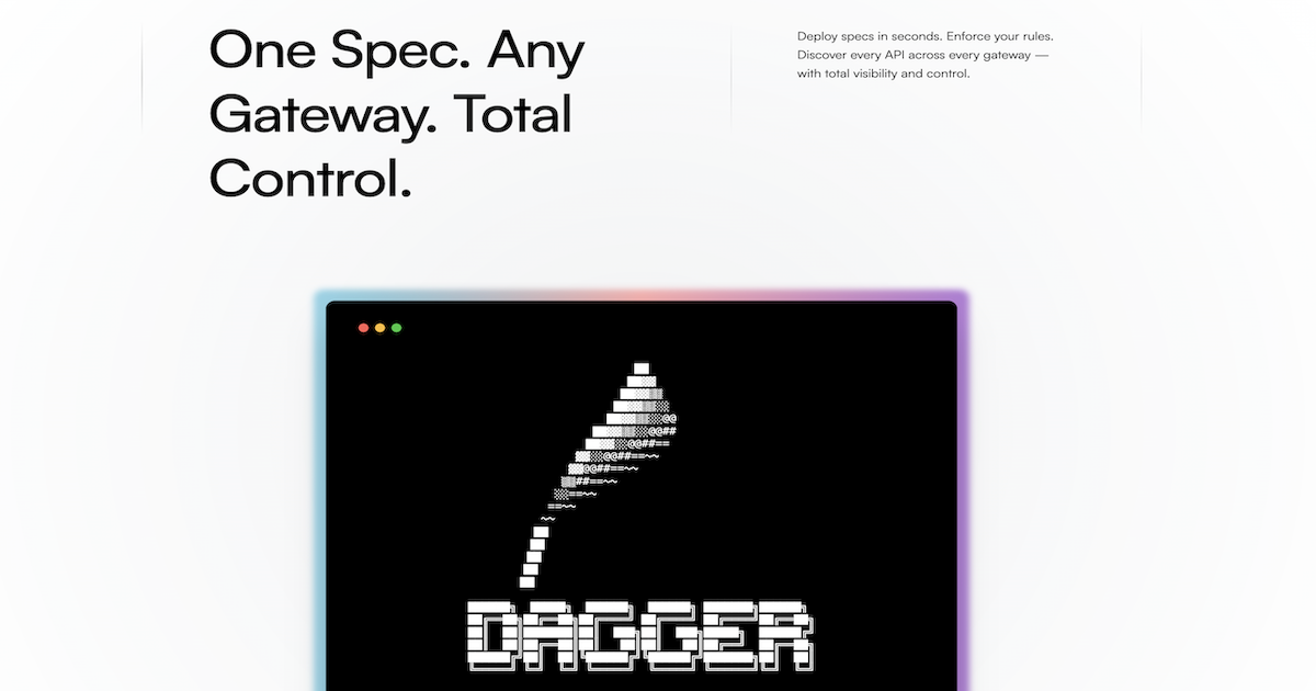 Daggercore - Modern Infrastructure Visualization and API Management